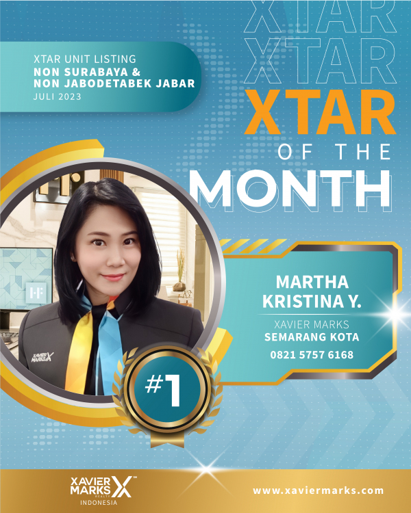 XTARS UNIT LISTING OF THE MONTH JULI 2023 « XAVIER MARKS Realty